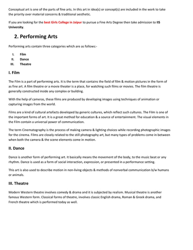 What are fine arts | PDF | Painting | Arts and Crafts