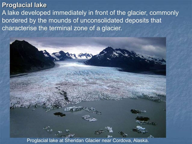 What are fluvioglacial processes? | PPT