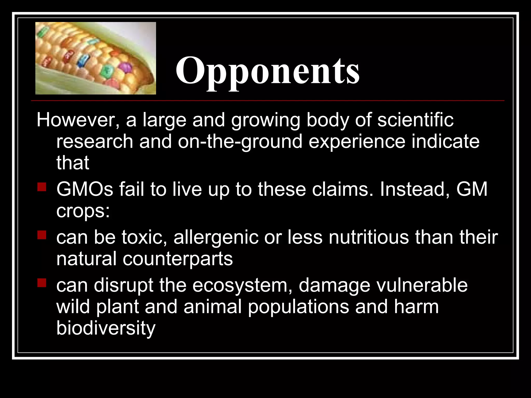 What are GMOs | PPT