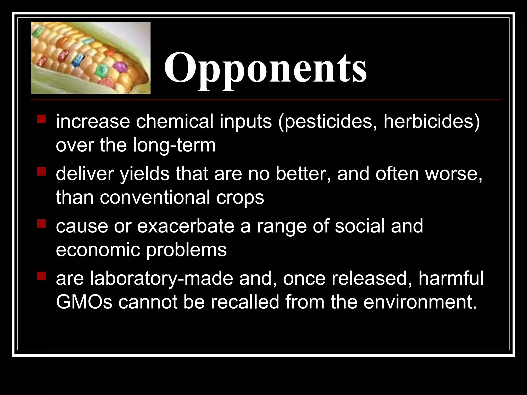 What are GMOs | PPT