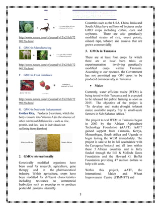 What are GMOs.pdf.By Daudi Katwiga Nkukurah | PDF