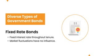 What are Government Bonds Features and Benefits of Government Bonds | PPTX