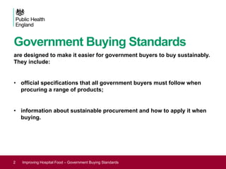 What are government buying standards and why do they matter | PDF