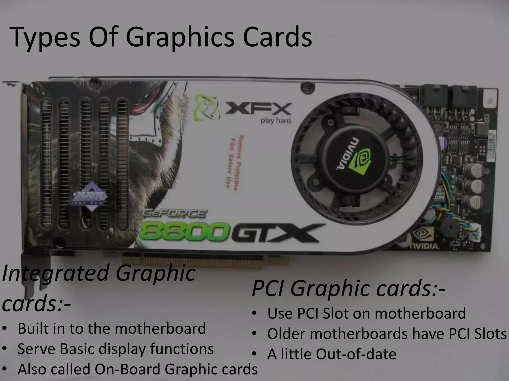 What are graphics cards | PPT