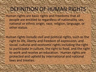 What Are Human Rights | PPTX
