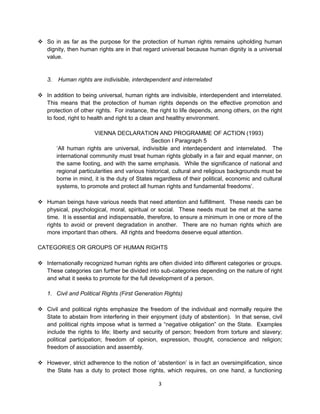 What are human rights | DOC