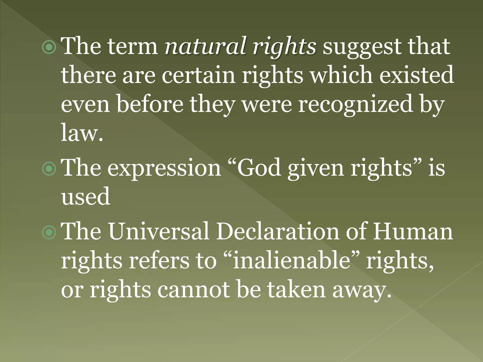 What are human rights | PPT