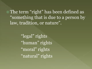 What are human rights | PPT