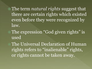 What are human rights | PPT