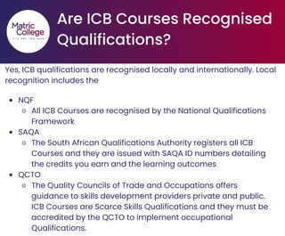 What Are ICB Courses? | PDF