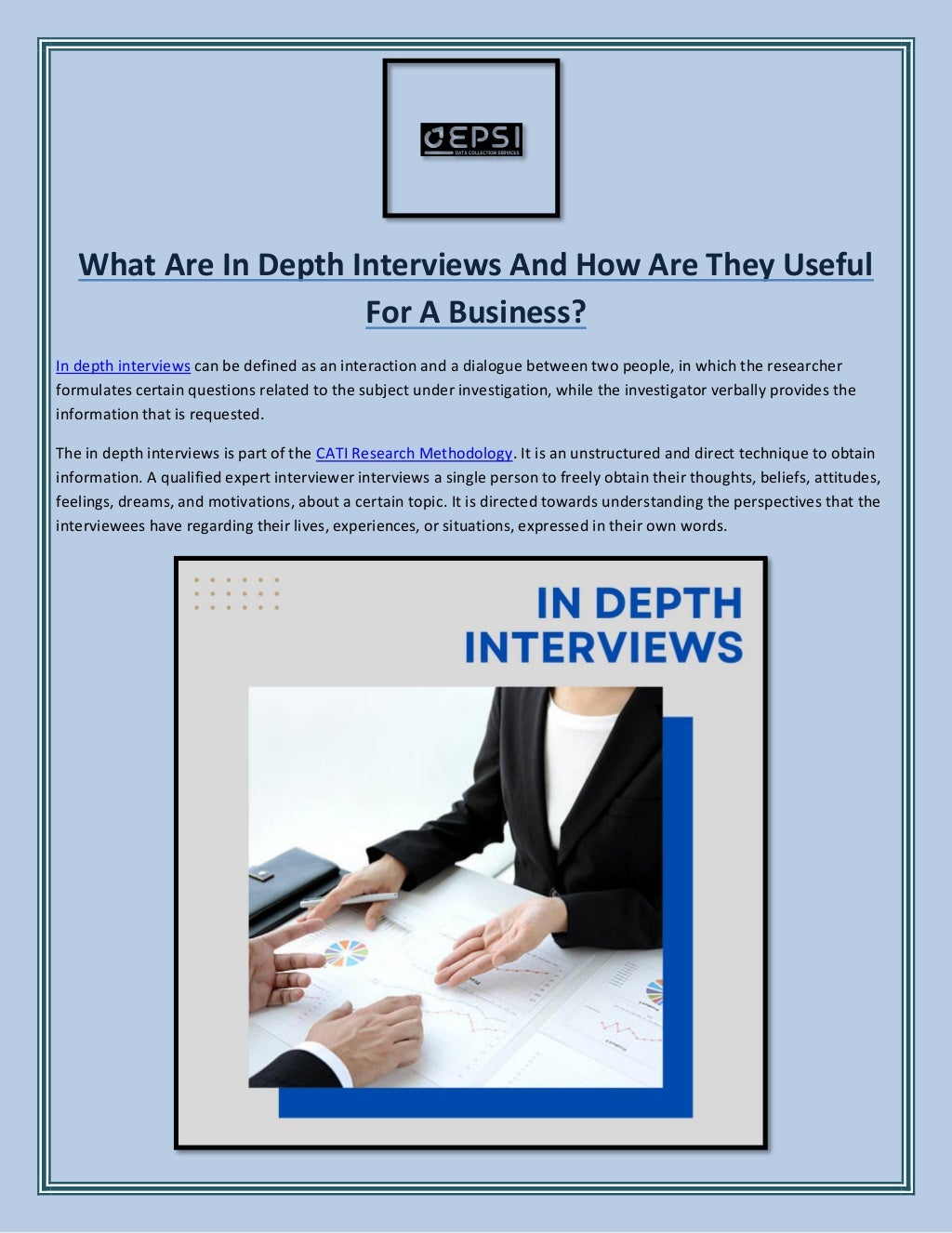 What Are In Depth Interviews And How Are They Useful For A Business.pdf