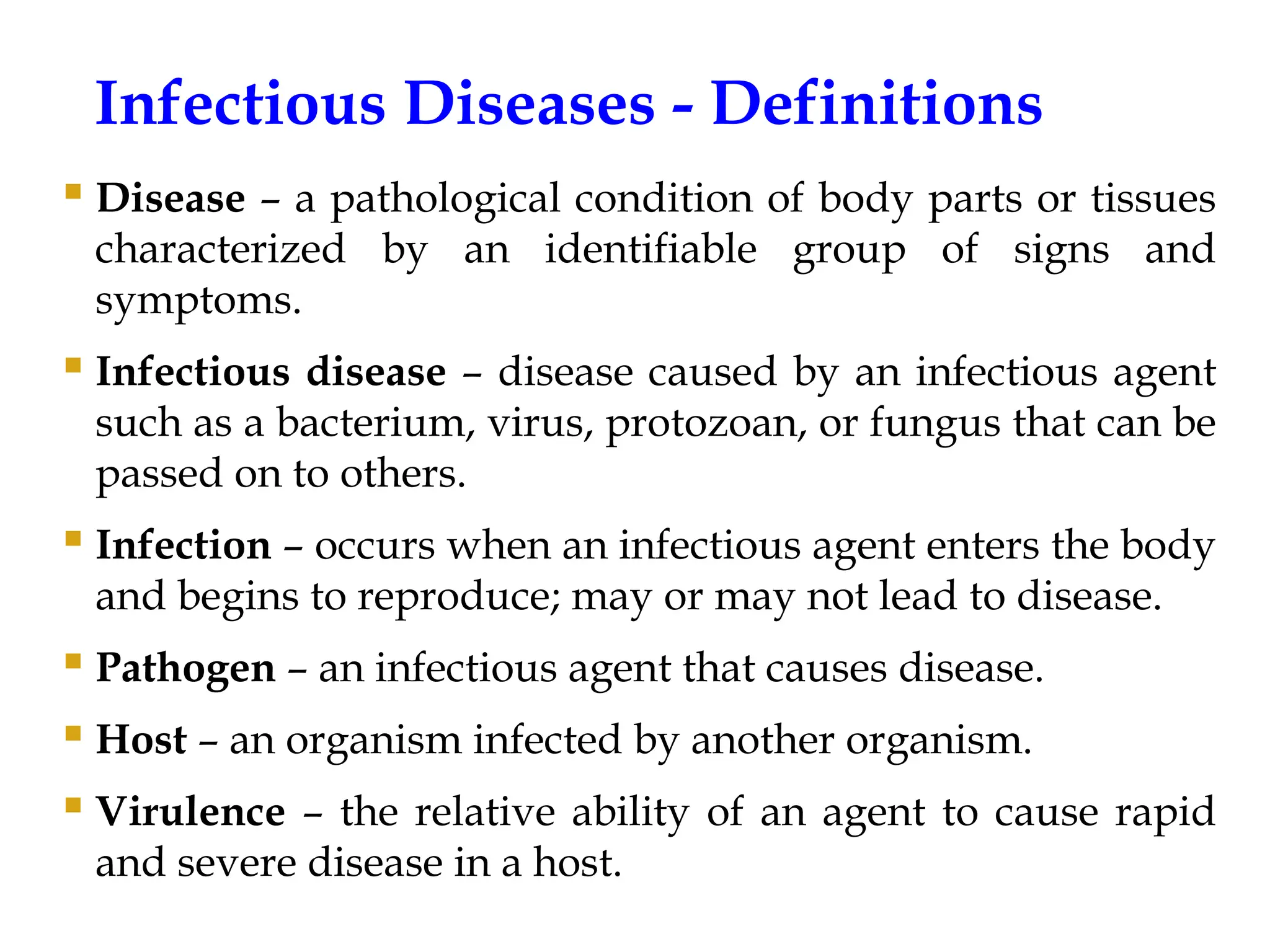 What are Infectious Diseases and Its Types | PPTX