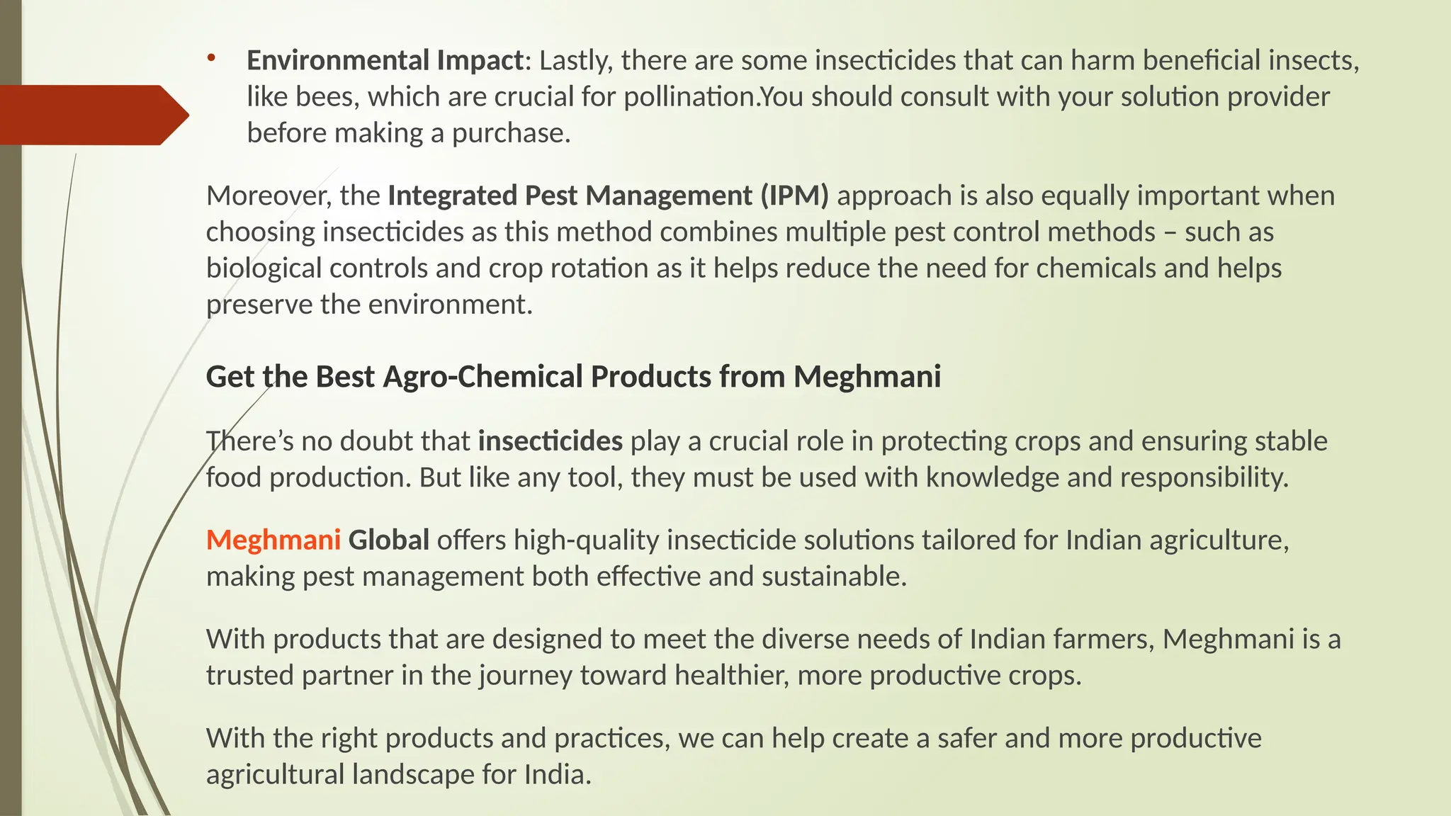 What are insecticides? Understanding its Role in Agriculture | PPT
