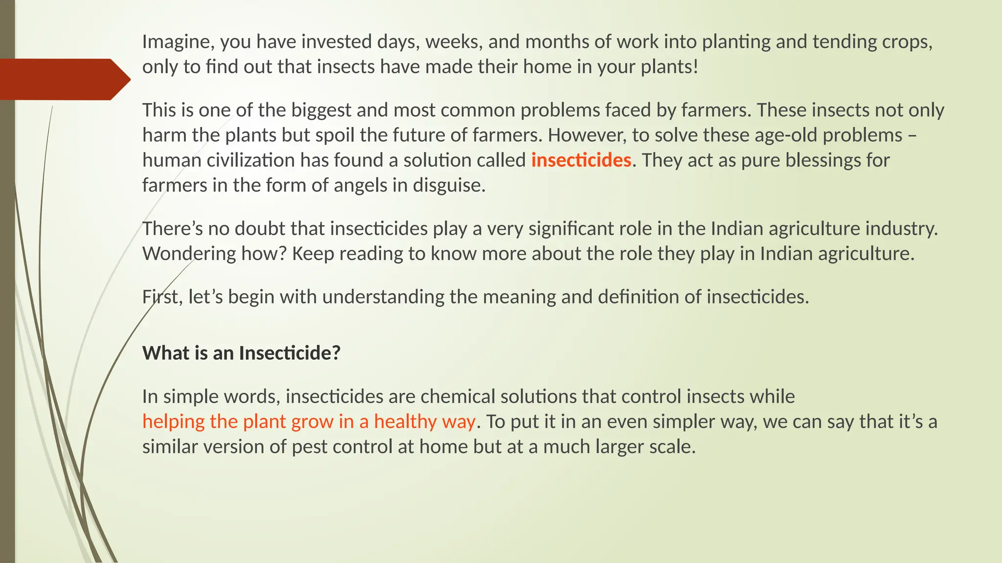 What are insecticides? Understanding its Role in Agriculture | PPT