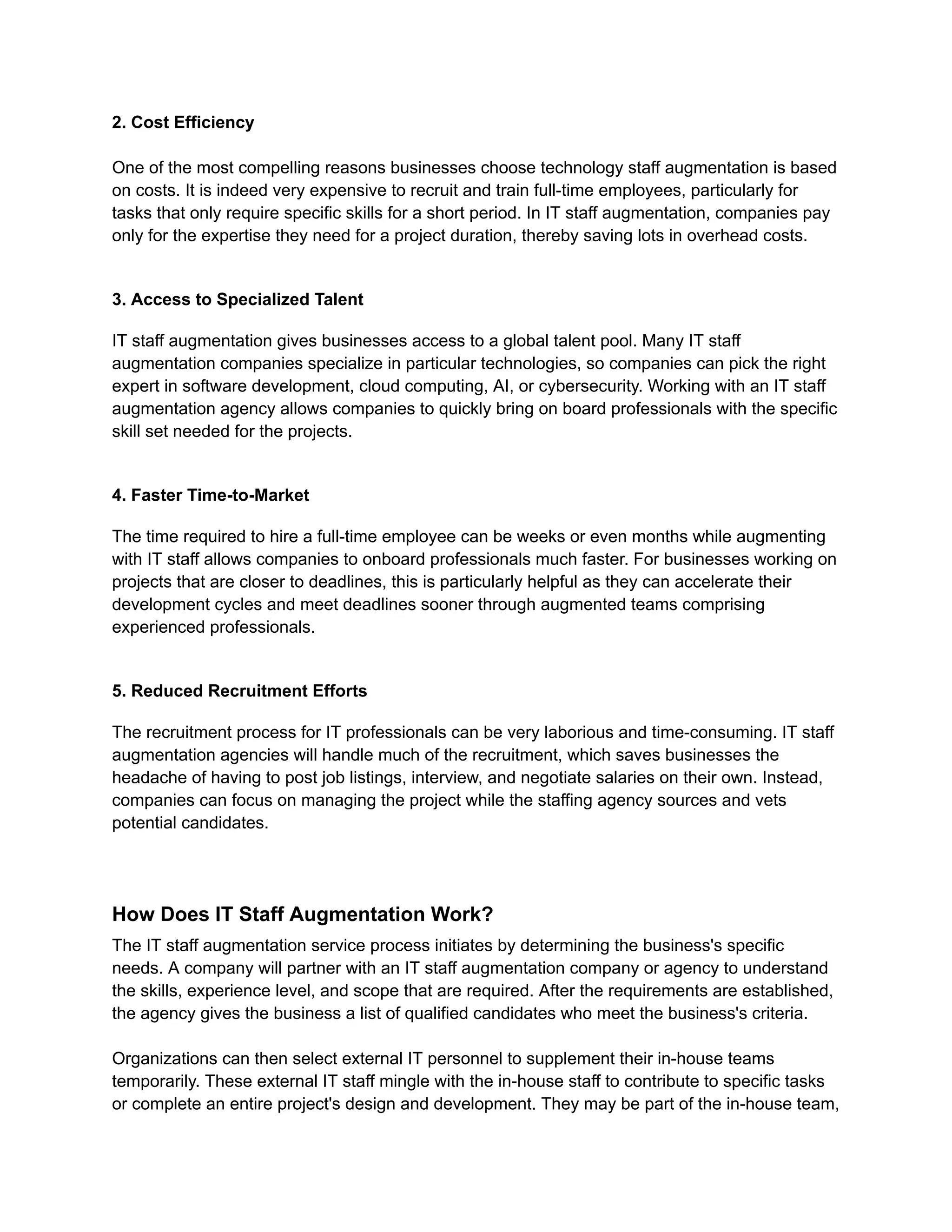 What Are IT Staff Augmentation Services? A Complete Guide | PDF