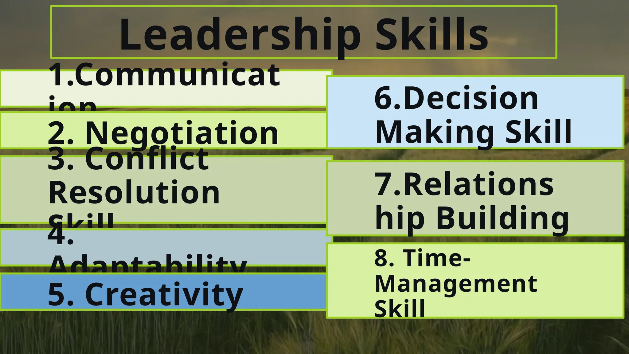 What are leadership skills/Skills of a Leader.pptx