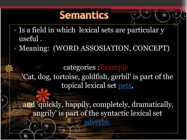 What are lexical sets | PPTX