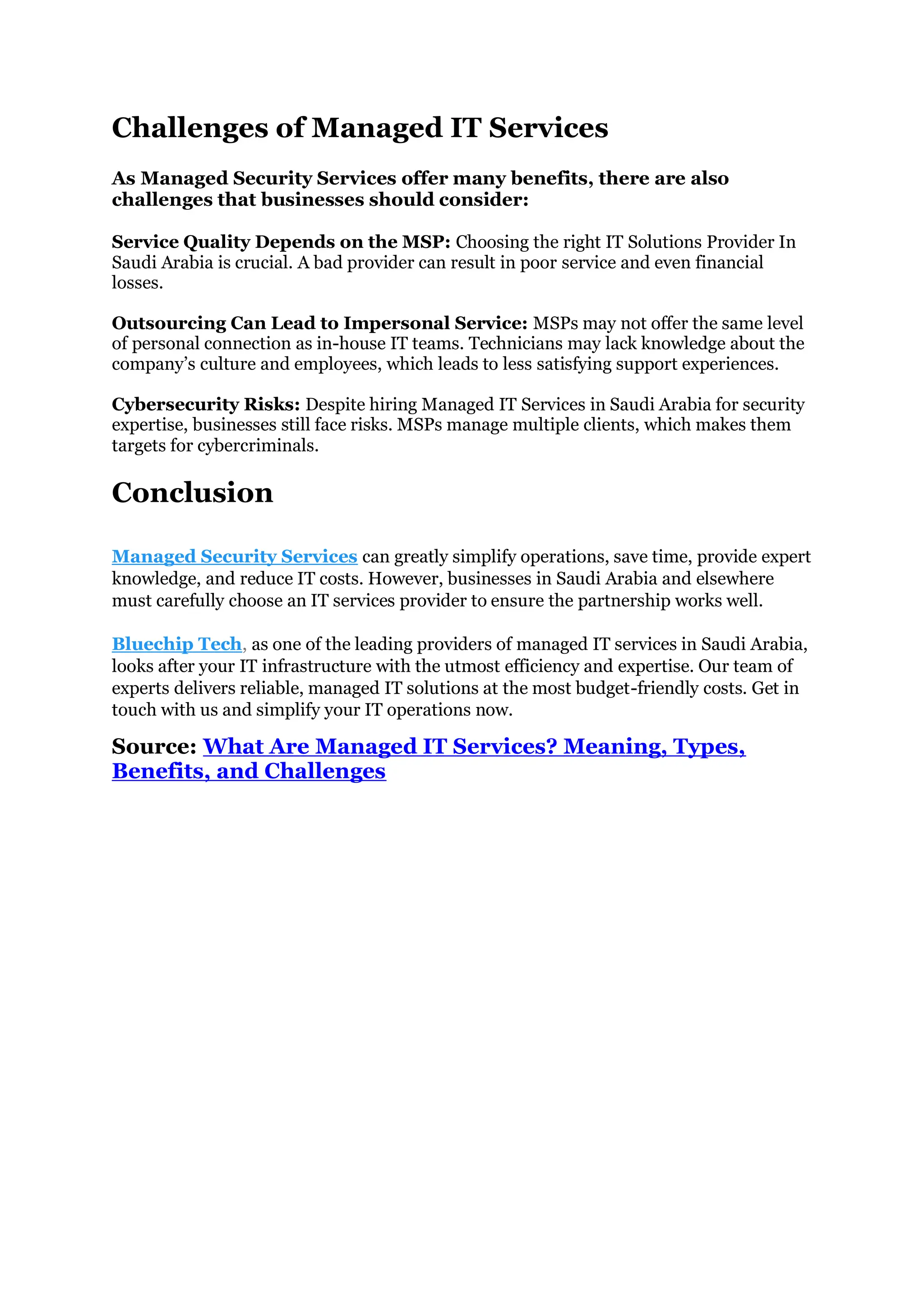 What Are Managed IT Services? Meaning, Types, Benefits, and Challenges ...