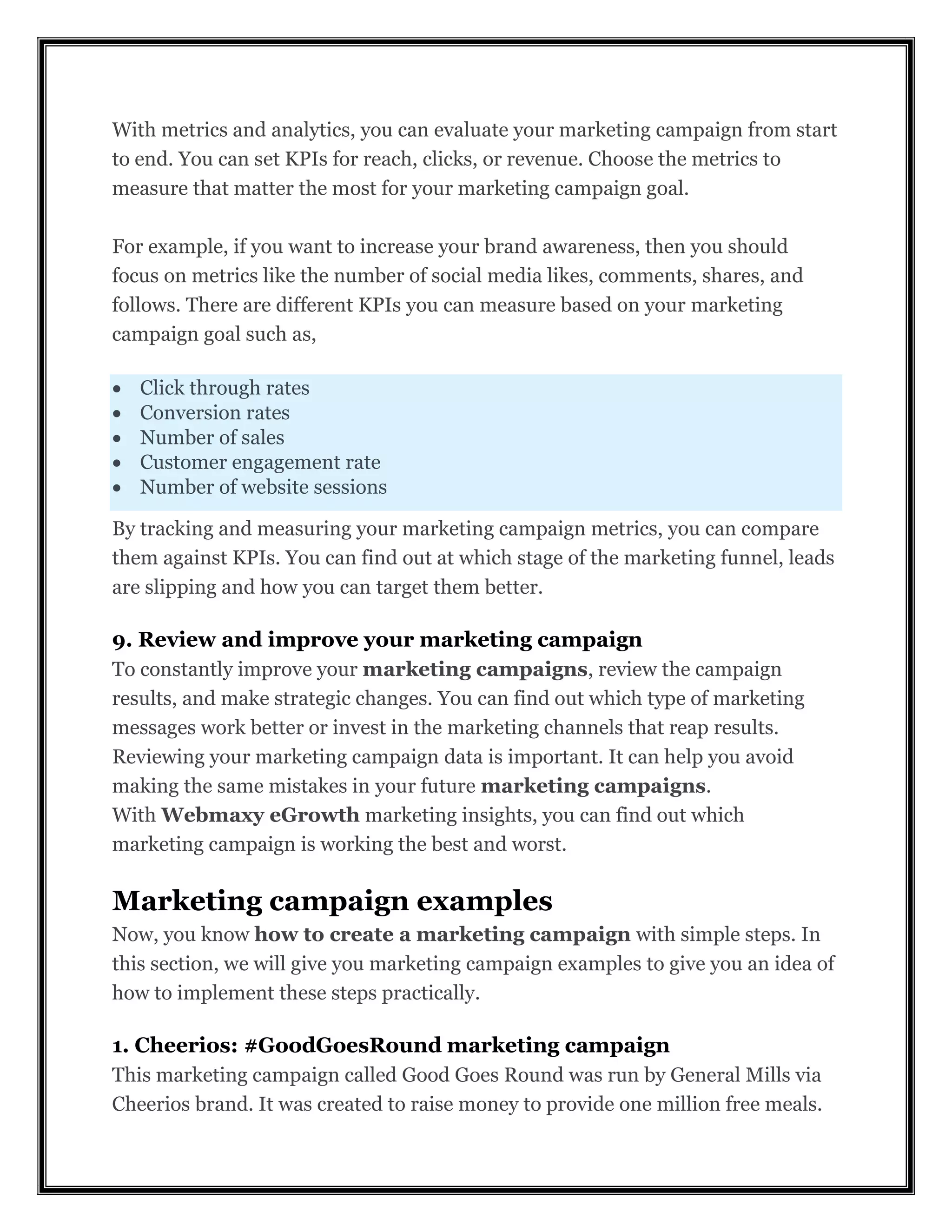 What Are Marketing Campaigns Pdf