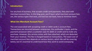 Merchant Account Fees Explained: Smart Strategies to Reduce Your Costs ...