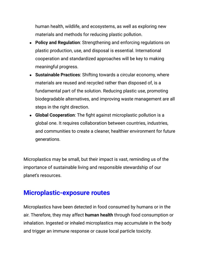 What are microplastics- Sources of microplastics, Microplastics ...
