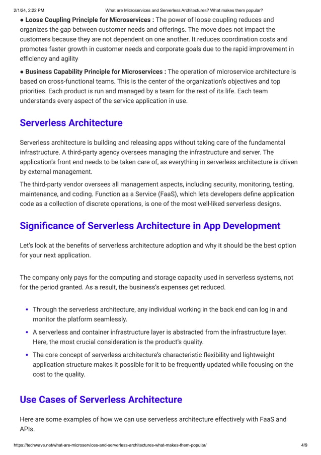 What are Microservices and Serverless Architectures_ What makes them popular_.pdf