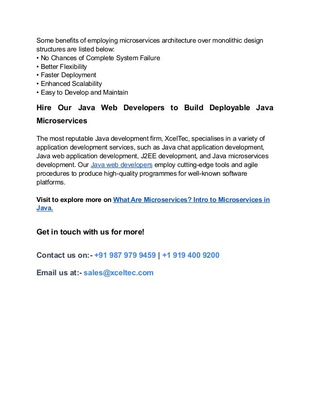 What are Microservices? Why Java Microservices are Important? | PDF
