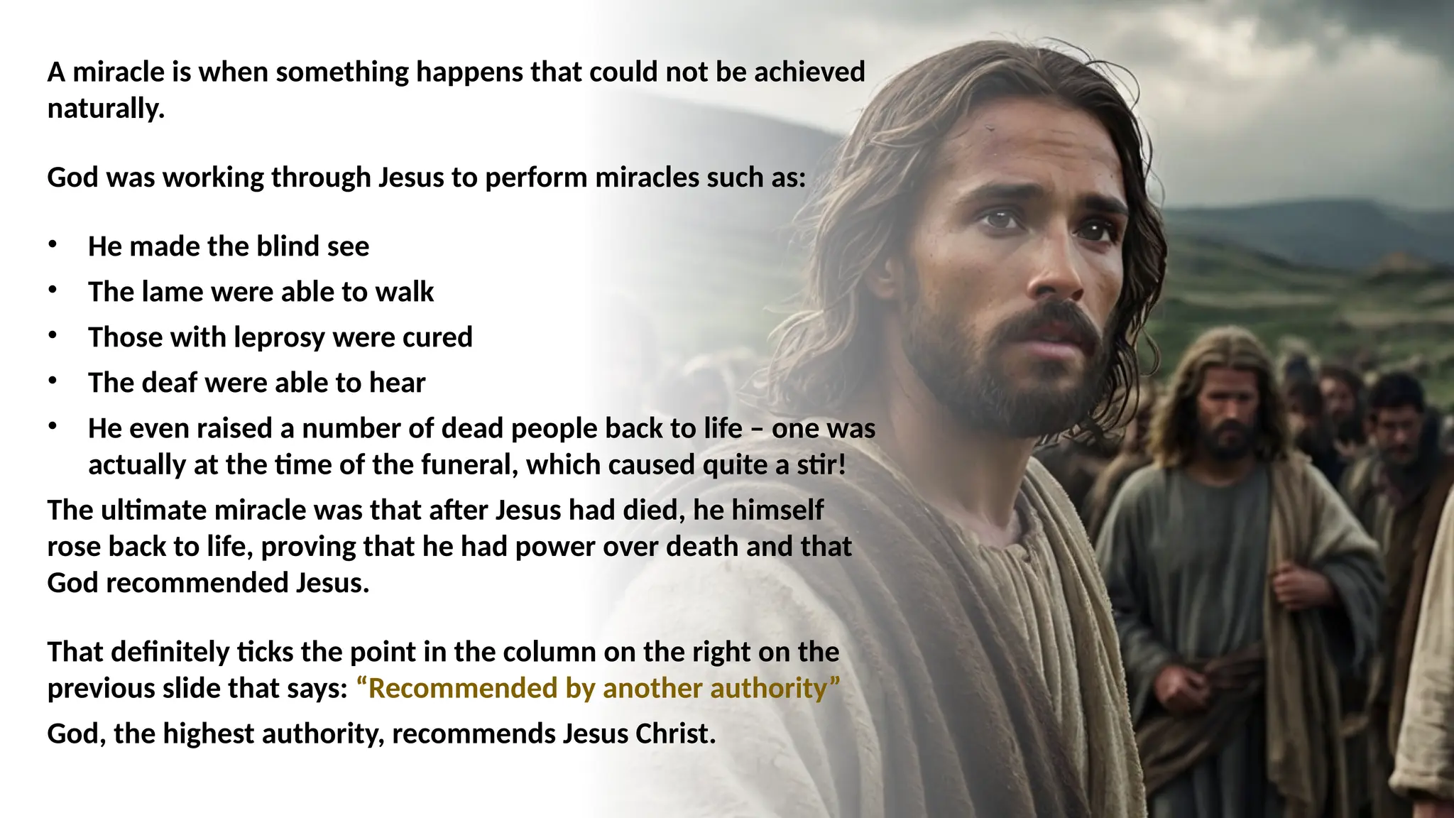 What are Miracles - Jesus Miracles Explained - Primary RE Lesson Plan ...