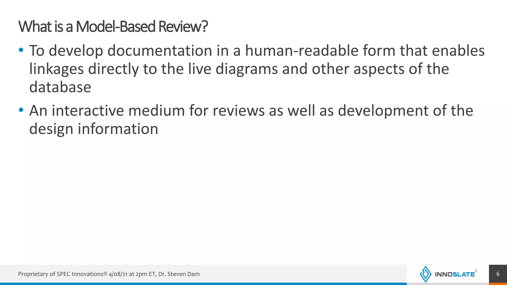 What are Model-Based Reviews | PPT