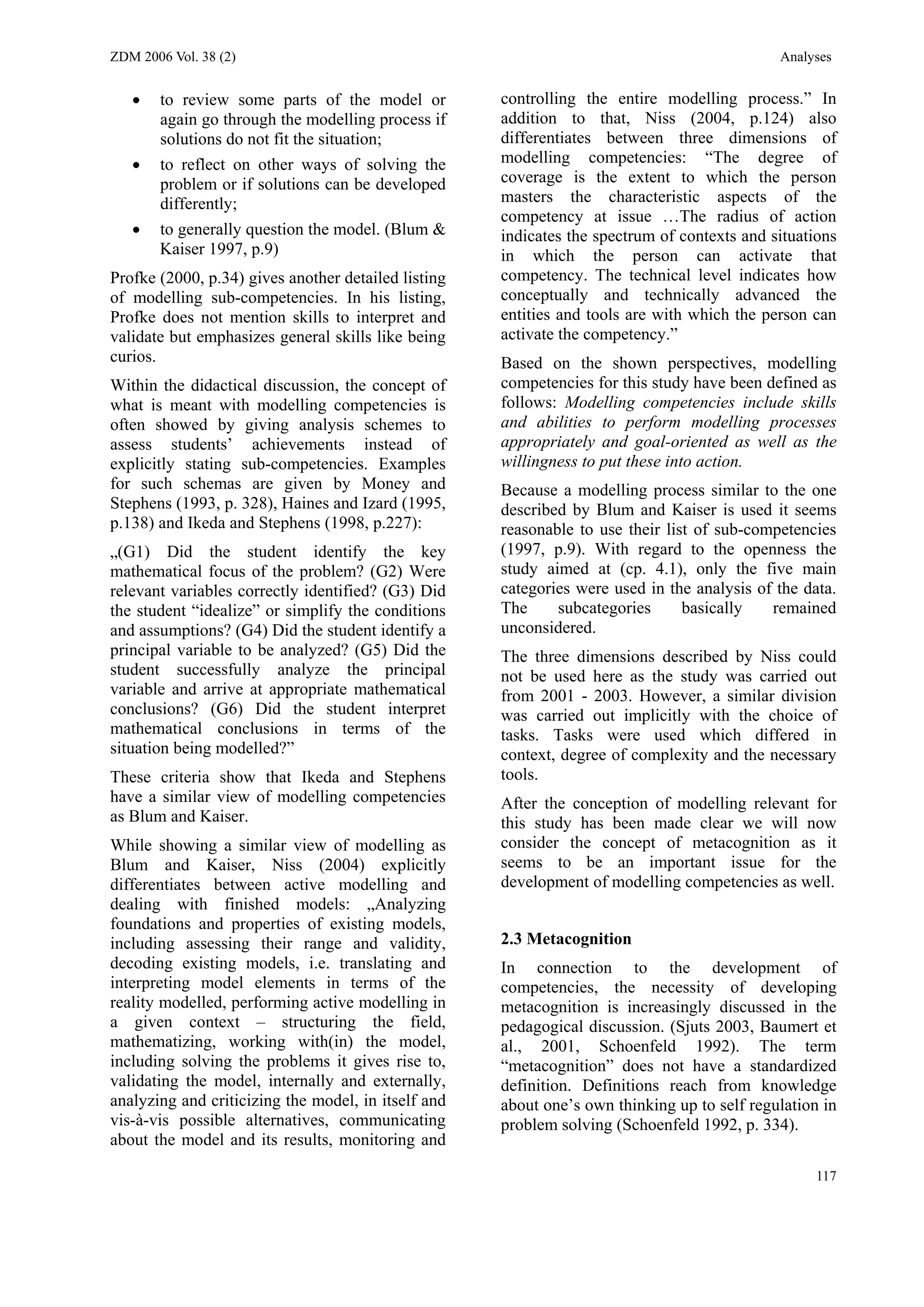 What are modeling competencies? | PDF