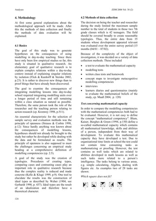 What are modeling competencies? | PDF | Educational Assessment | Education