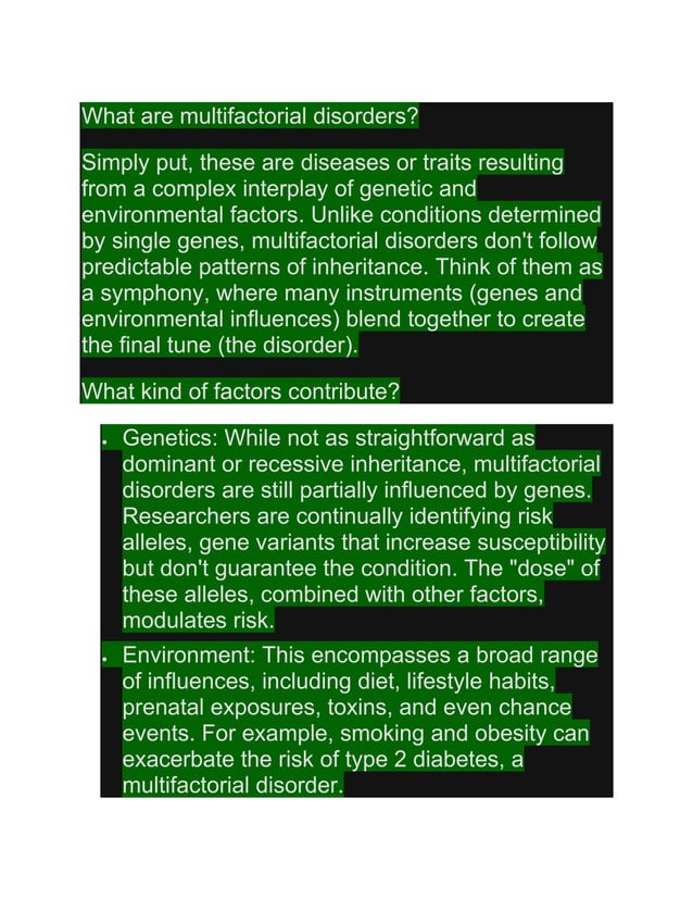 What are multifactorial disorders.pdf