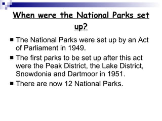 What Are National Parks | PPT