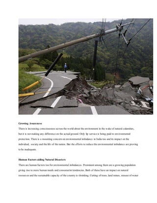 Project on natural calamities | DOCX