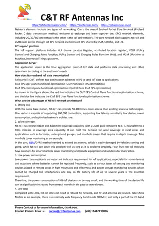 What Are NB-IoT Technology And Its Features.pdf