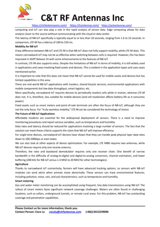 What Are NB-IoT Technology And Its Features.pdf