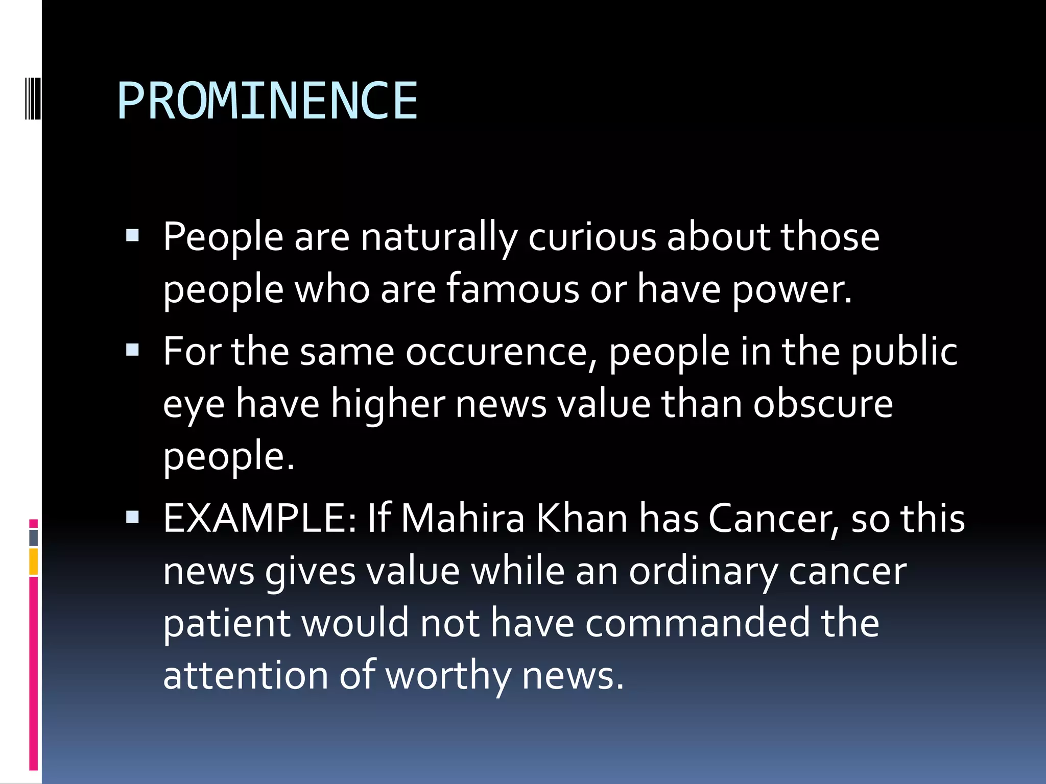 What are news values | PPTX