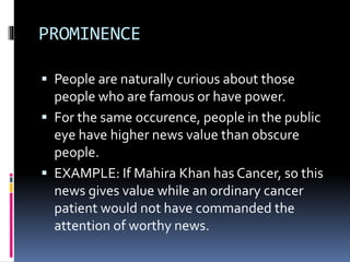 What are news values | PPTX