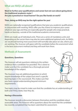 What are NVQ's all about | PDF