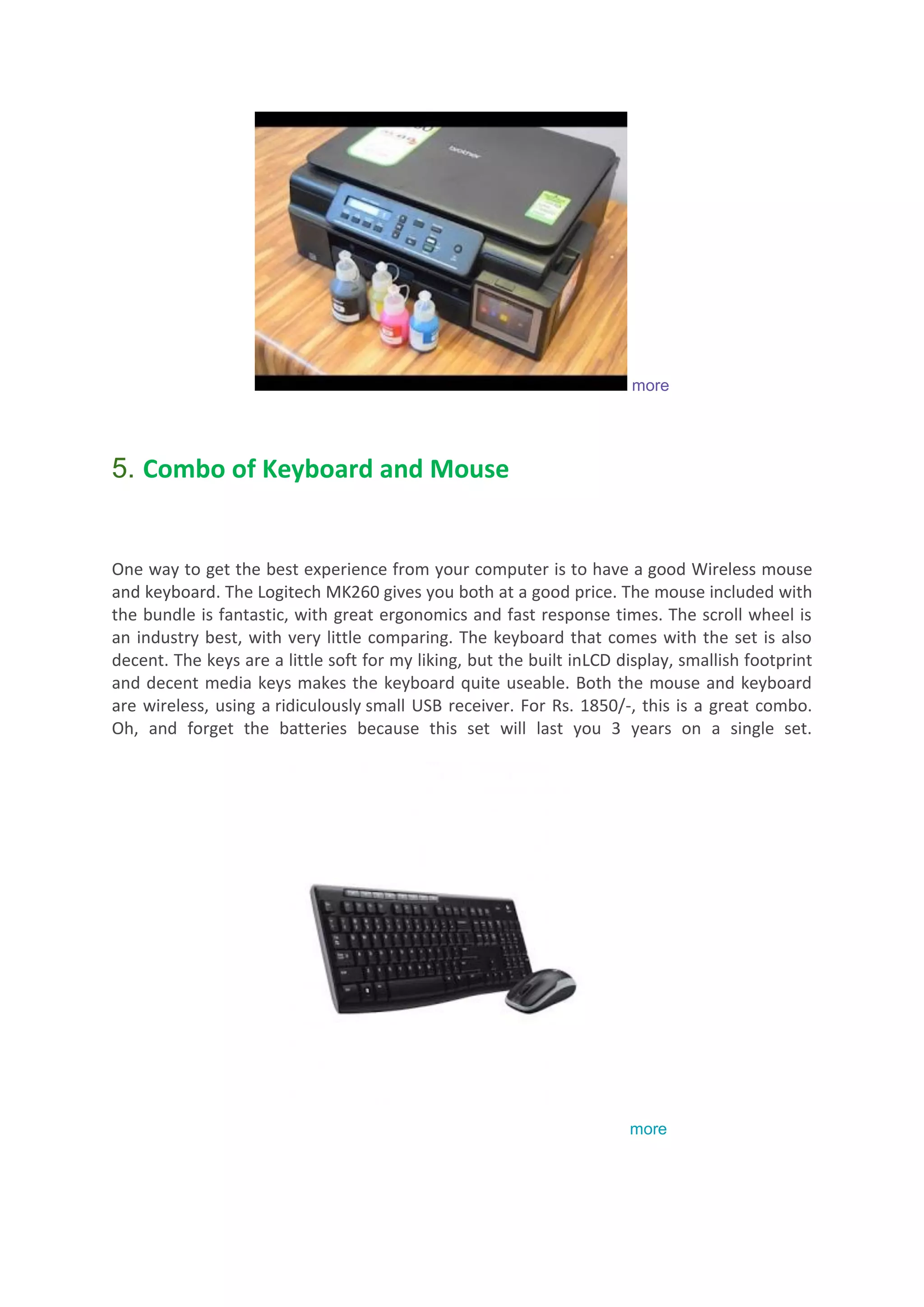 What are peripheral devices of computer | PDF