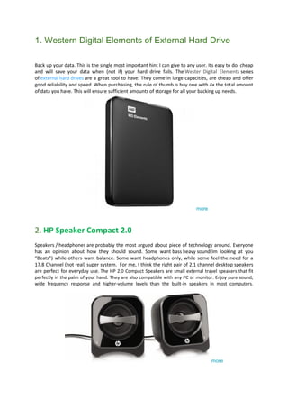 What are peripheral devices of computer | PDF