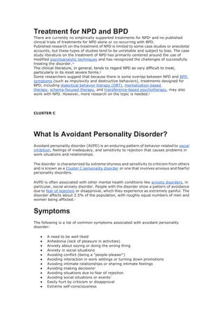 What Are Personality Disorders.doc