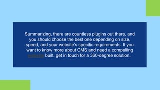 What Are Plugins | PPTX | Web Development | Internet