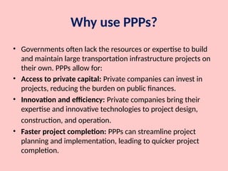 What are PPPs in the Transport Sector.pptx