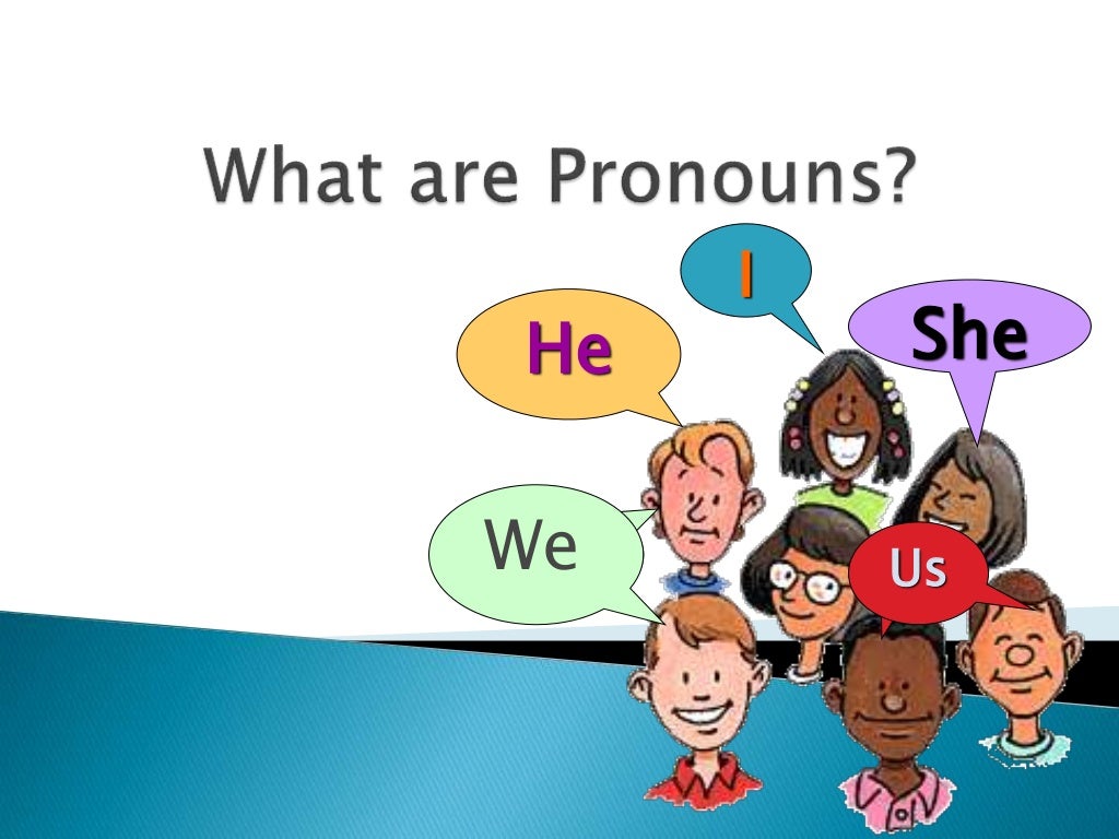 What are pronouns