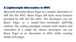 What are razor pages? | PDF