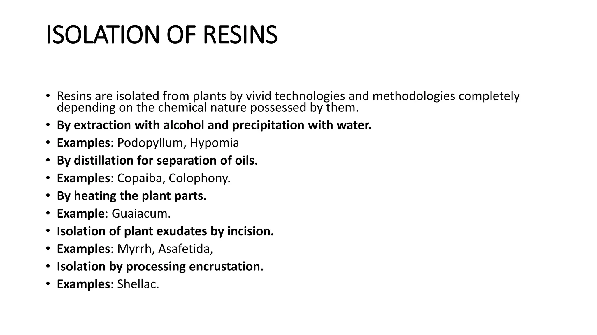 What are resins | PPTX
