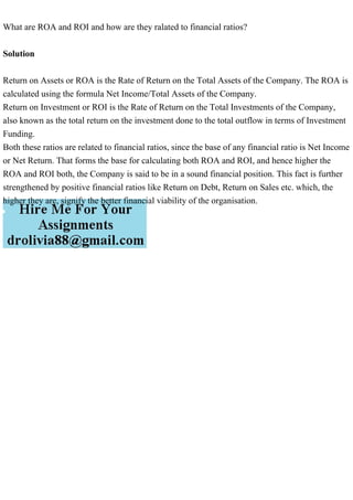 What are ROA and ROI and how are they ralated to financial ratios.pdf