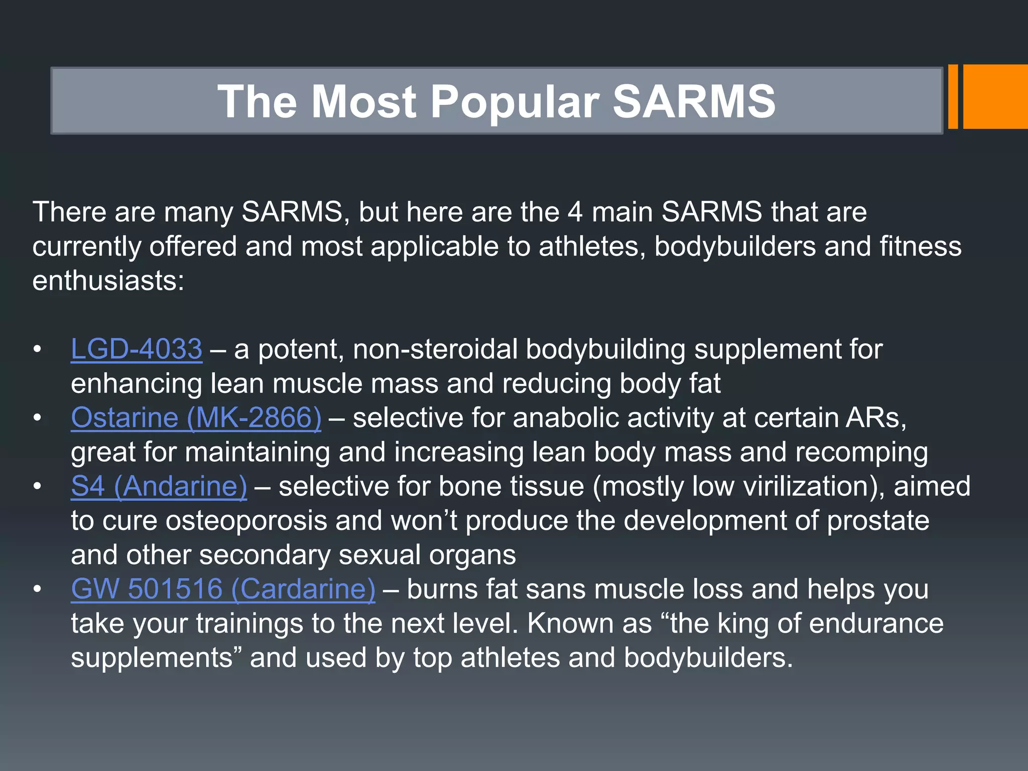 The Ultimate Guide to Sarms | PPTX
