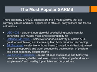 What are sarms | PPTX